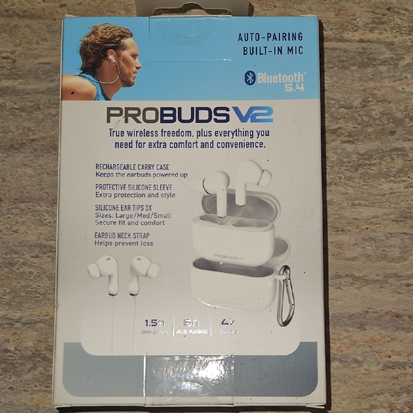 Cell Phones & Accessories | Probuds V2 True Wireless Earbuds White ...